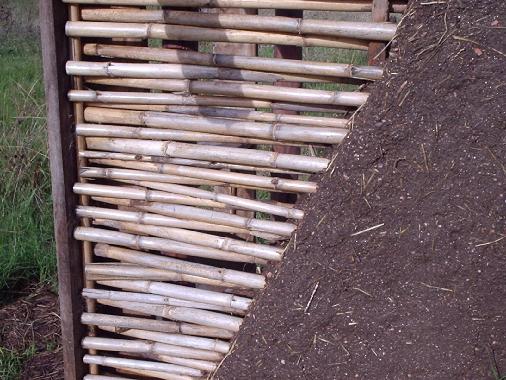 Tecnicas: Panel de Fajina con cañas